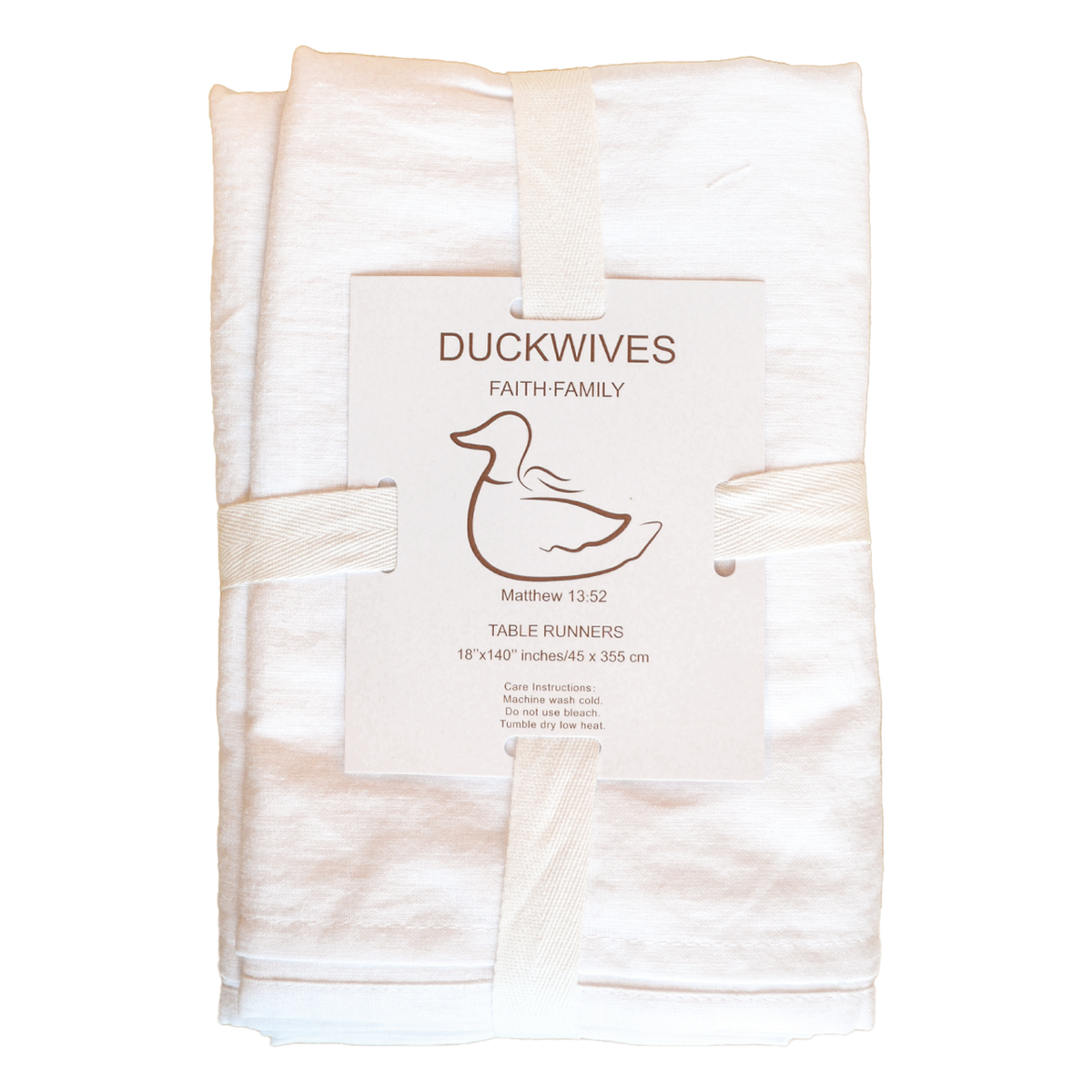 LINEN/COTTON TABLE RUNNER – Logtown Estate